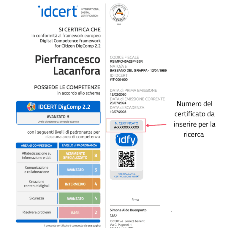 Accredia: nuova sezione banca dati DigComp e DigCompEdu